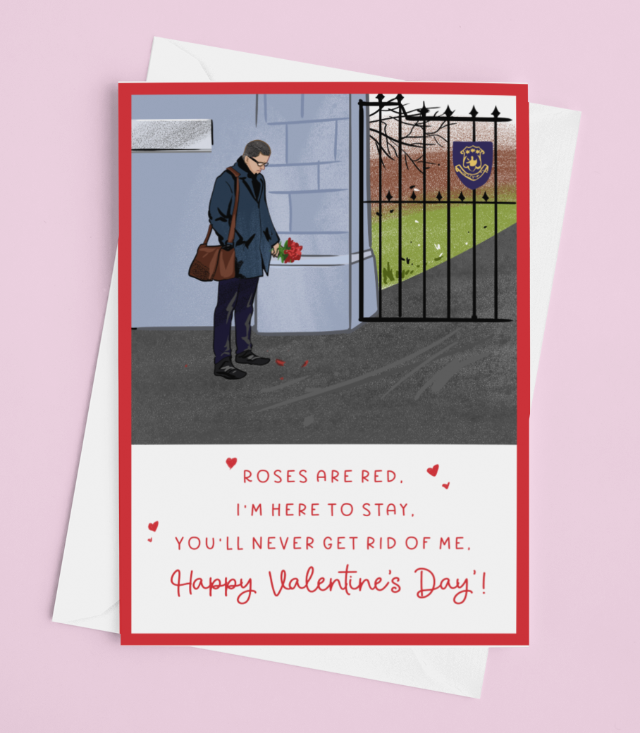 Enoch Burke Valentines Day Card – Derry Nice Things