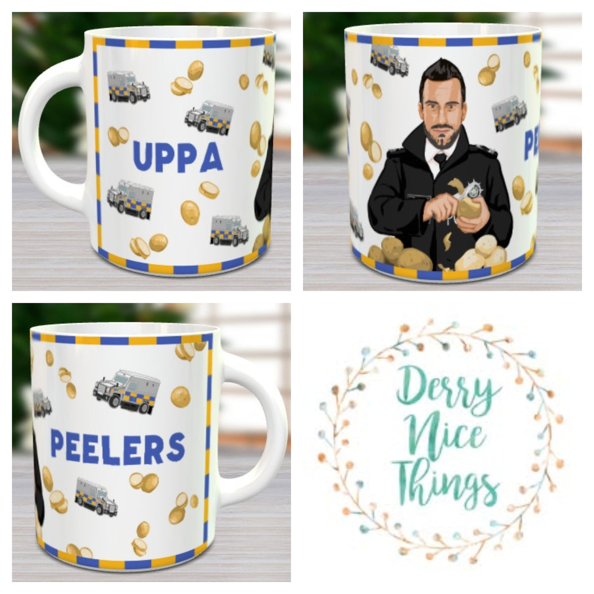 UPPA PEELERS PSNI Mug – Derry Nice Things