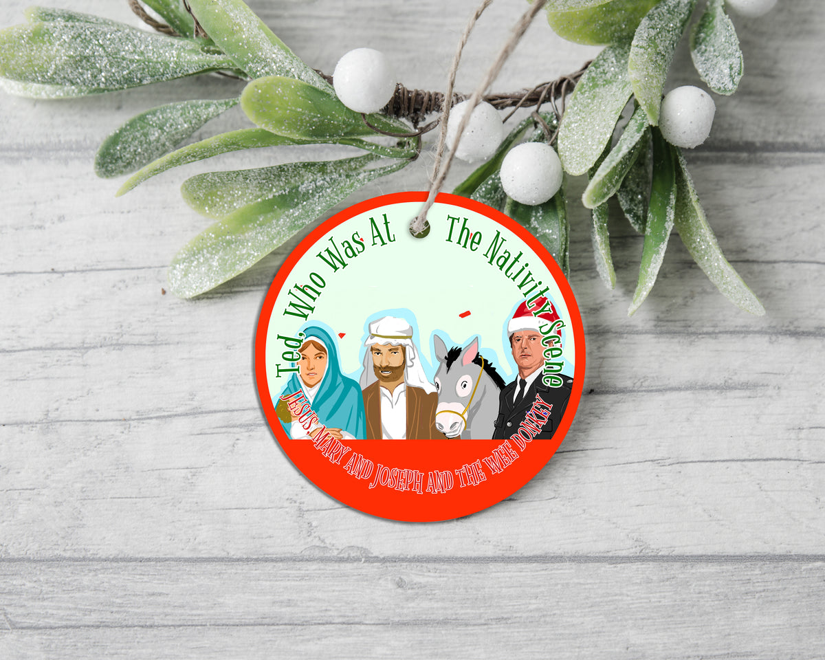 Line of Duty Jesus Mary & Joseph and the Wee Donkey Christmas Decorati ...