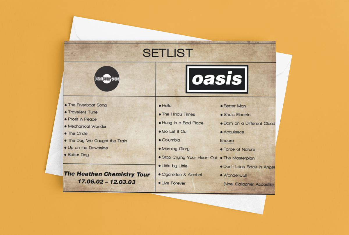 Oasis Derry Greetings Card – Derry Nice Things