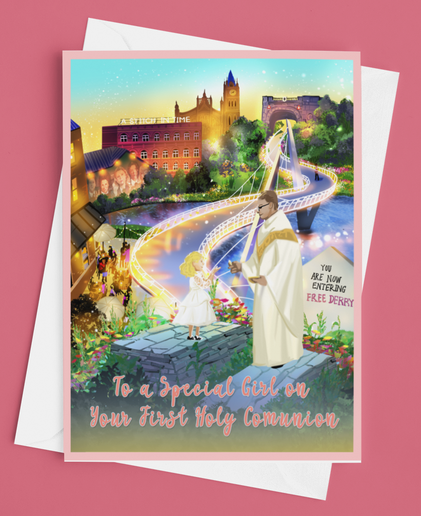Special Girl 'First Communion' Greetings Card – Derry Nice Things